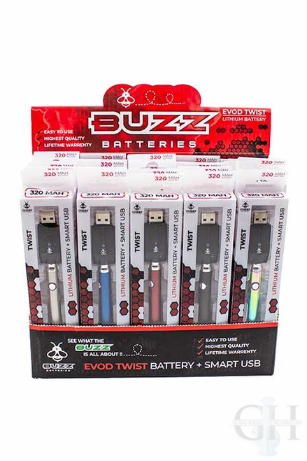 Buzz Batteries (510 Pens) - BZ01 - Glass House Distro.