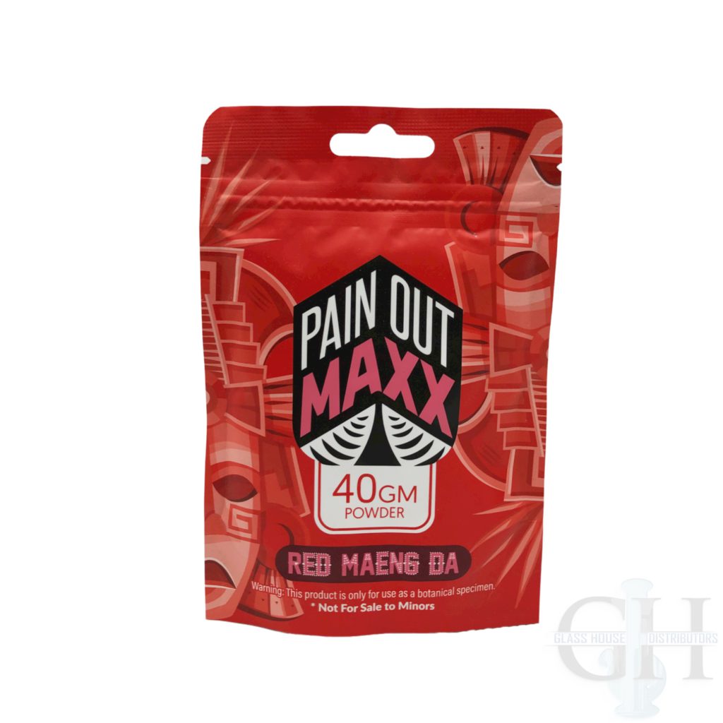Kratom Pain Out Maxx 40g POM05 – Glass House Distro.