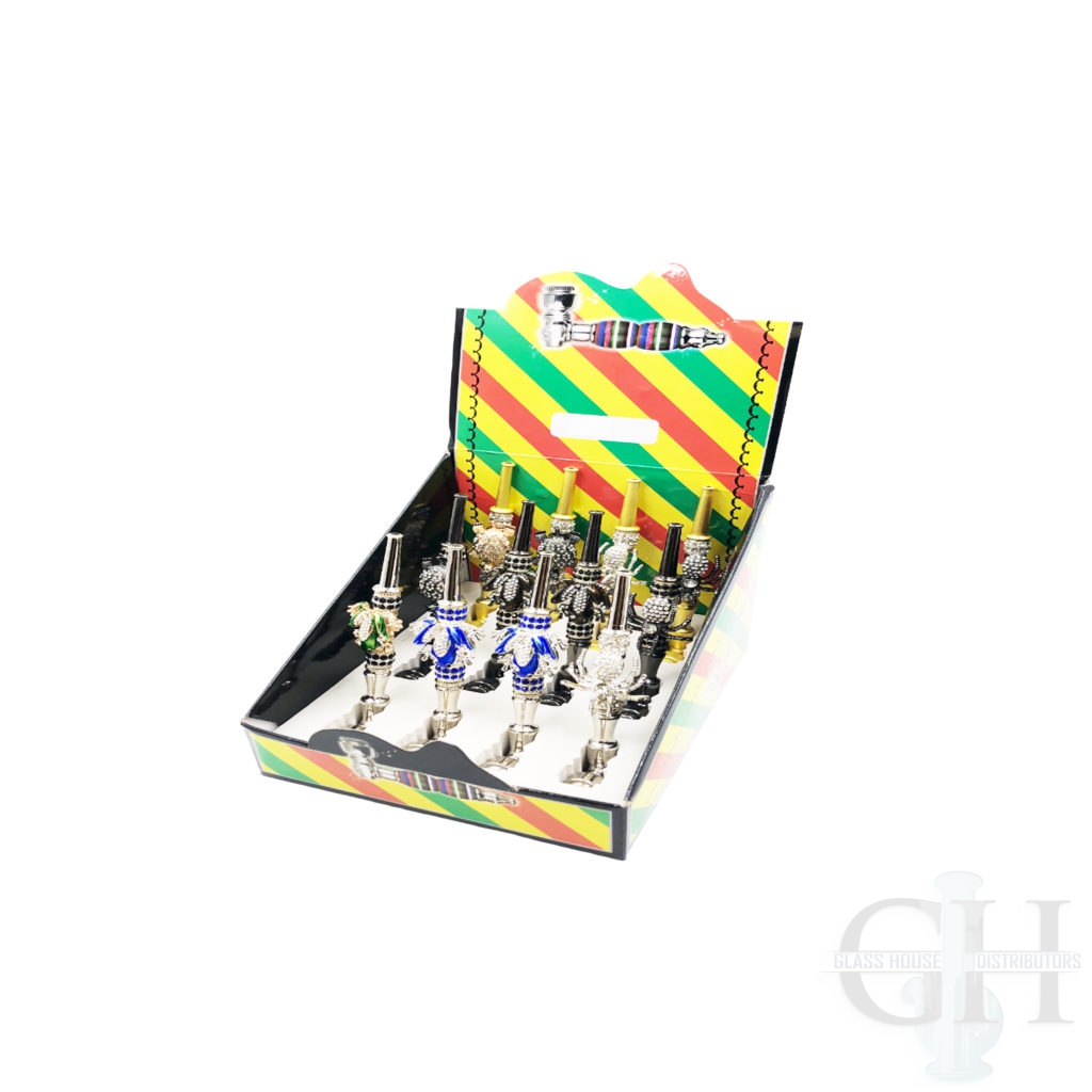Fancy Metal Pipe Display- 12CT - Glass House Distro.