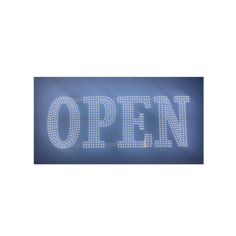 Sign Yeti – OPEN SIGN 48*17 Inch – Glass House Distro.