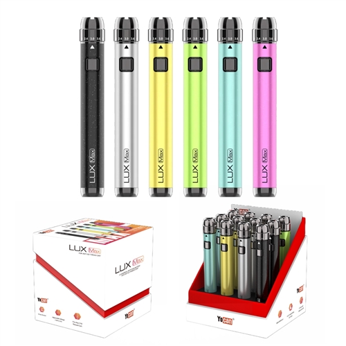 Yocan Lux Max (510 Pen) - 12CT - Glass House Distro.
